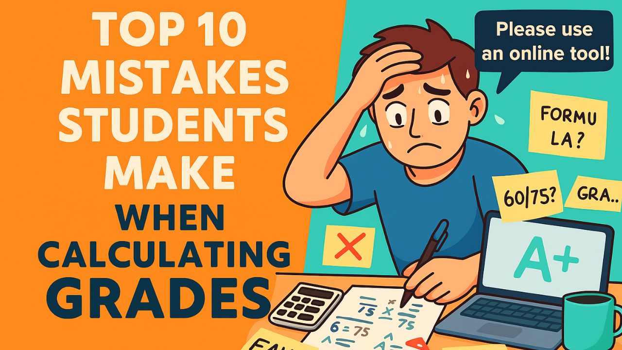 Top 10 Mistakes Students Make When Calculating Grades